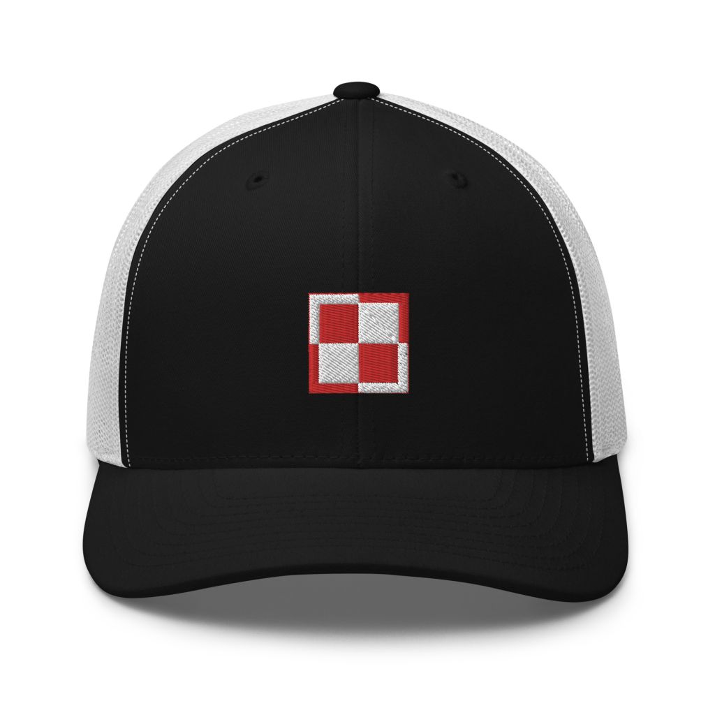 Trucker Hat - Polish Air Force Checkerboard - Aquila Polonica